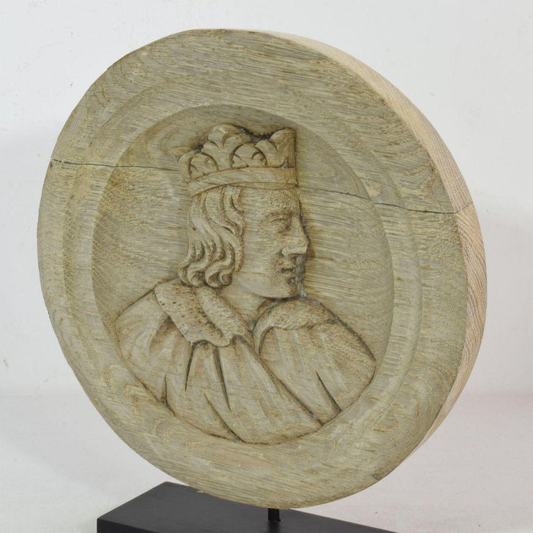 French 19th Century Carved Oak Panels/ Medallions For Sale at 1stDibs