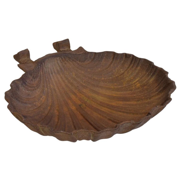 French, 19th Century, Cast Iron Shell / Water Basin for Fountain For ...