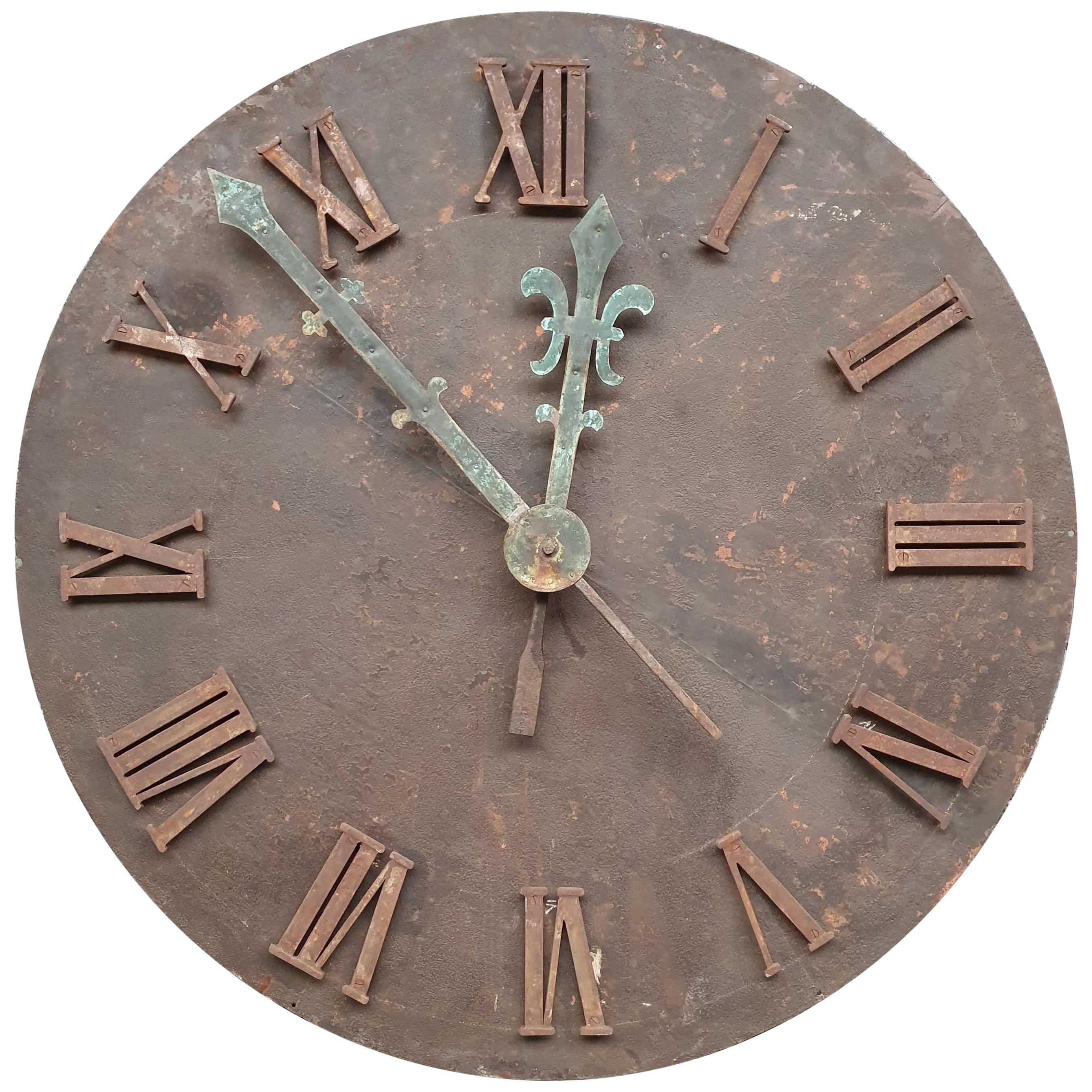 French 19th Century Clock Face at 1stDibs