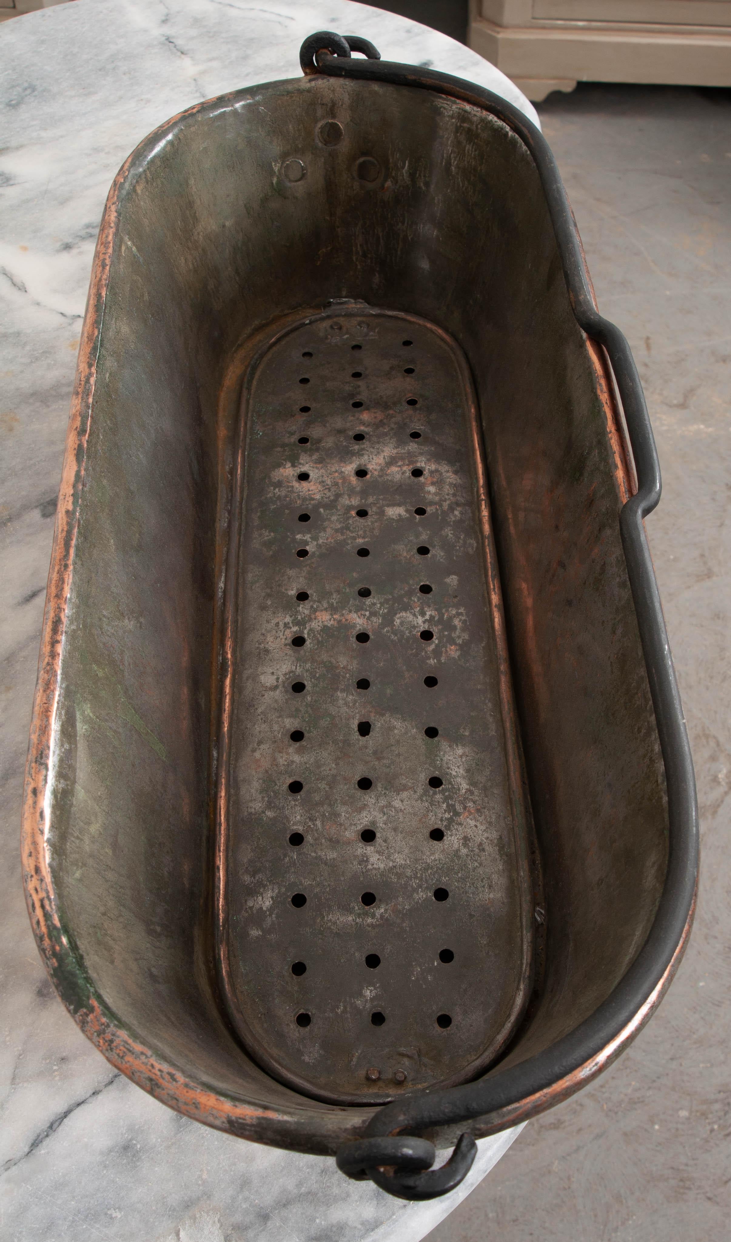 French 19th Century Copper Fish Kettle at 1stDibs