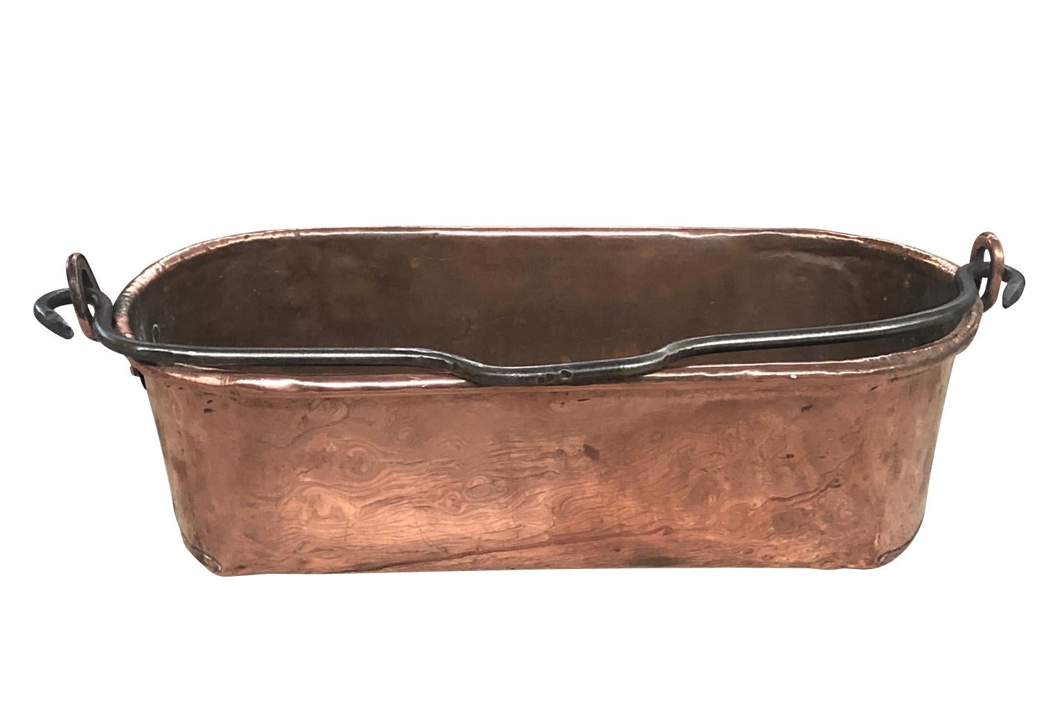 French 19th Century Copper Fish Pan at 1stDibs