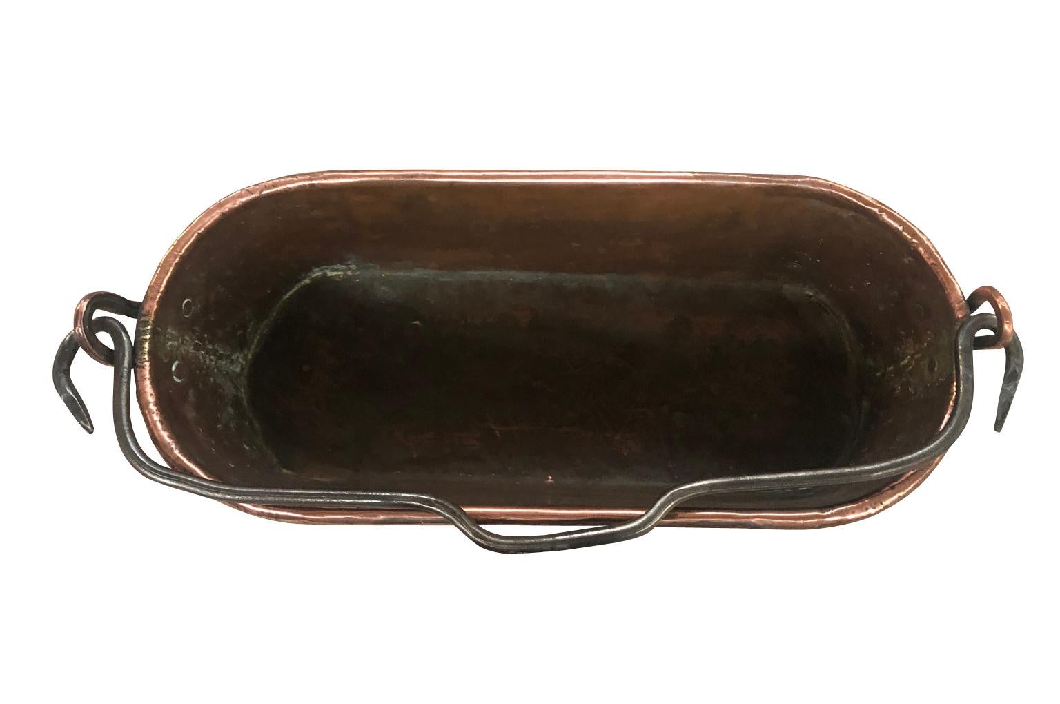 French 19th Century Copper Fish Pan at 1stDibs