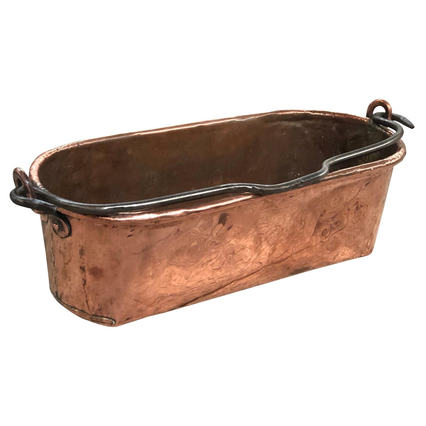 French 19th Century Copper Fish Pan at 1stDibs