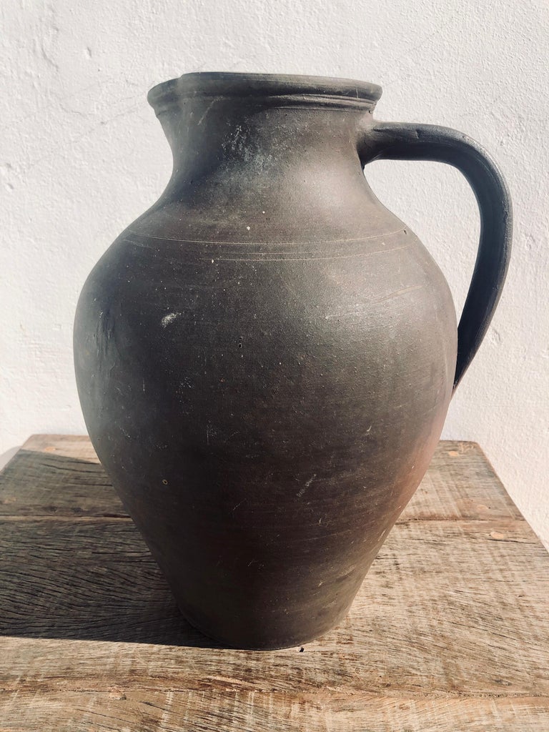 French 19th Century Earthenware Pot, Antique European Pottery For Sale ...