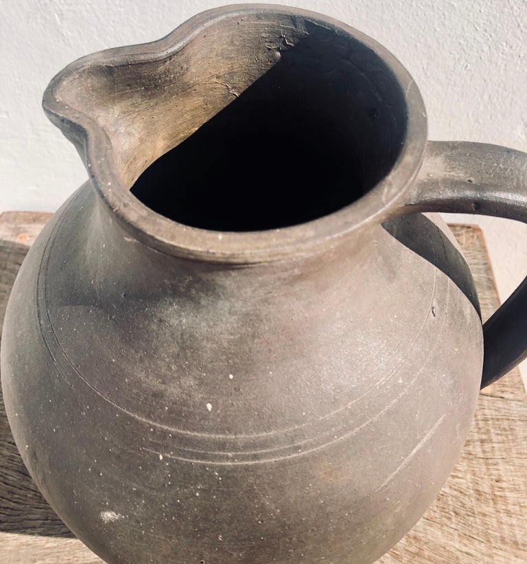 French 19th Century Earthenware Pot, Antique European Pottery For Sale ...