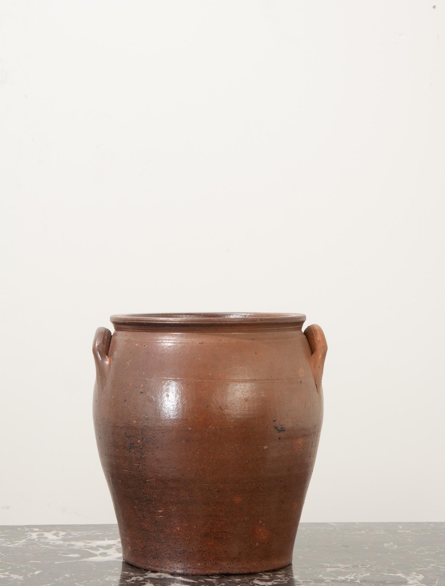 French 19th Century Earthenware Storage Jar at 1stDibs