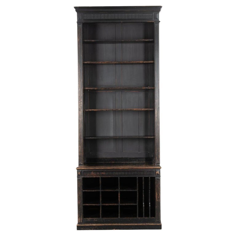 French 19th Century Ebony Bookcase For Sale at 1stDibs