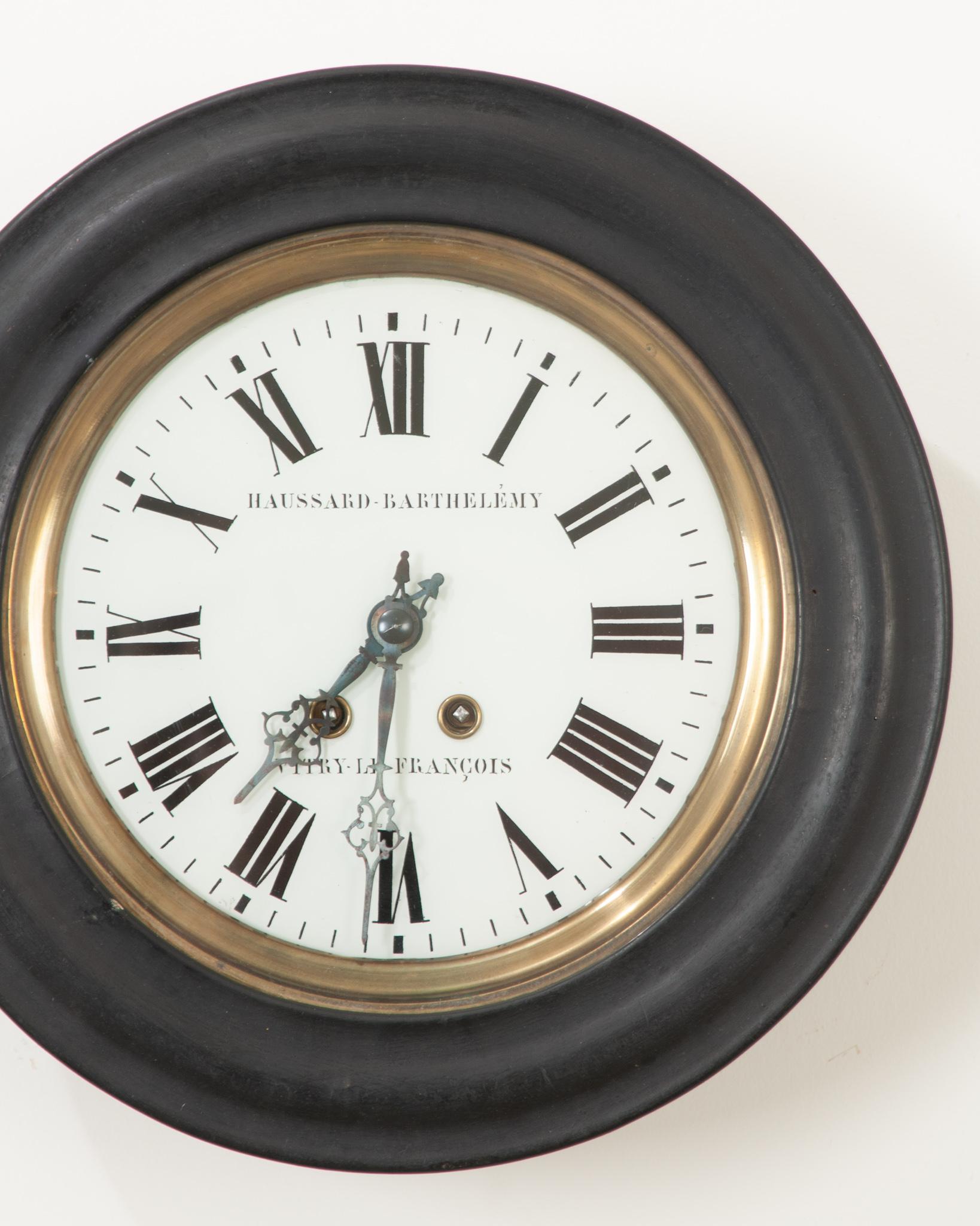 French 19th Century Ebony Wall Clock at 1stDibs | antoine de praiteau ...