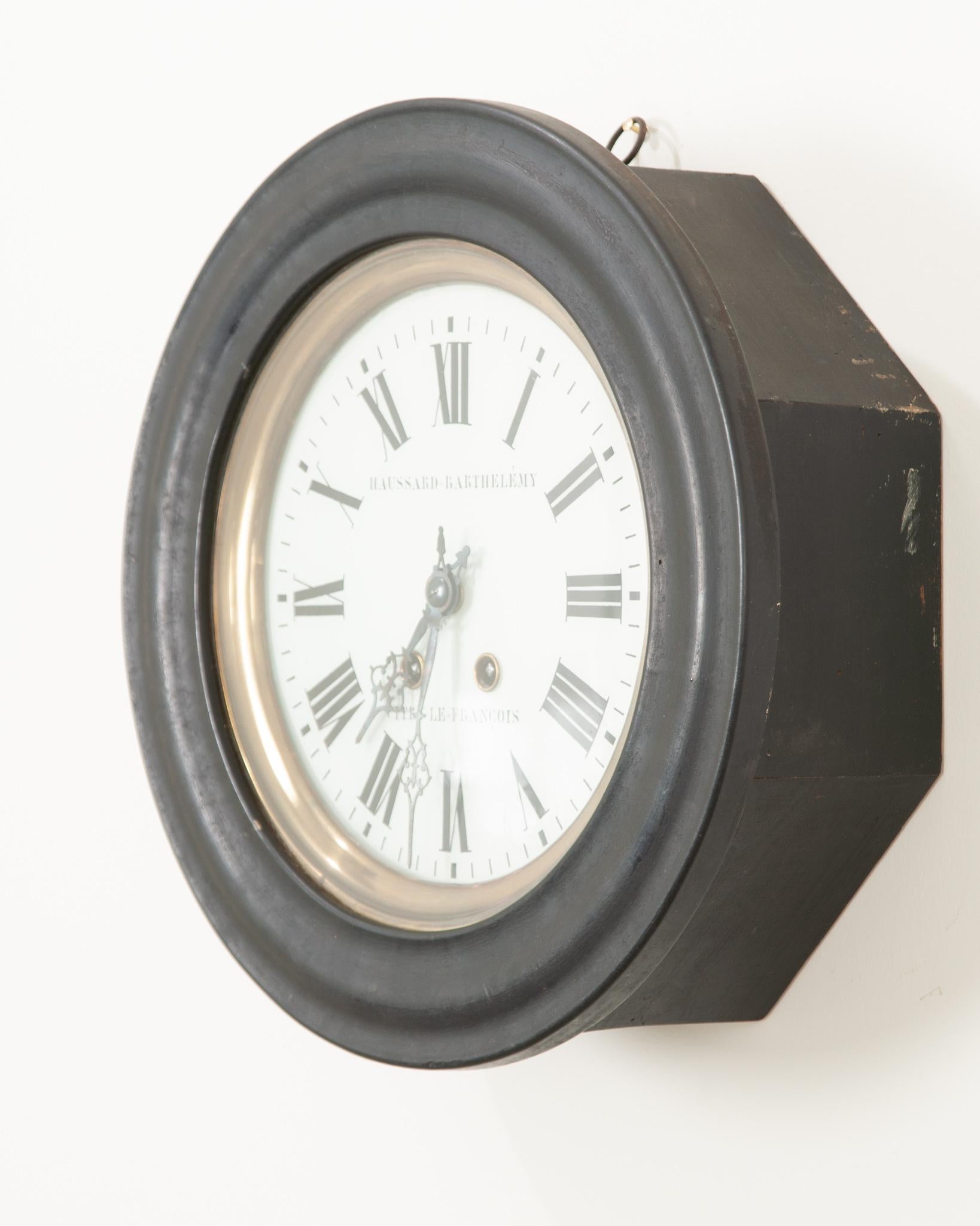 French 19th Century Ebony Wall Clock at 1stDibs | antoine de praiteau ...