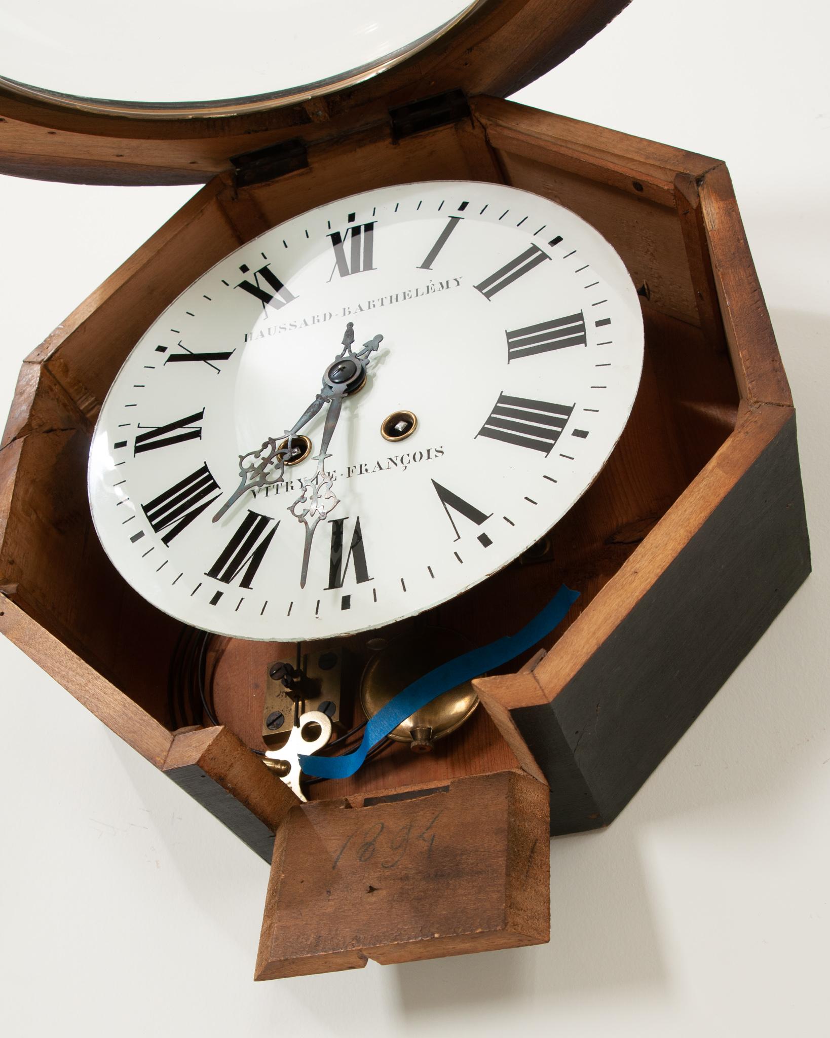 French 19th Century Ebony Wall Clock at 1stDibs | antoine de praiteau ...