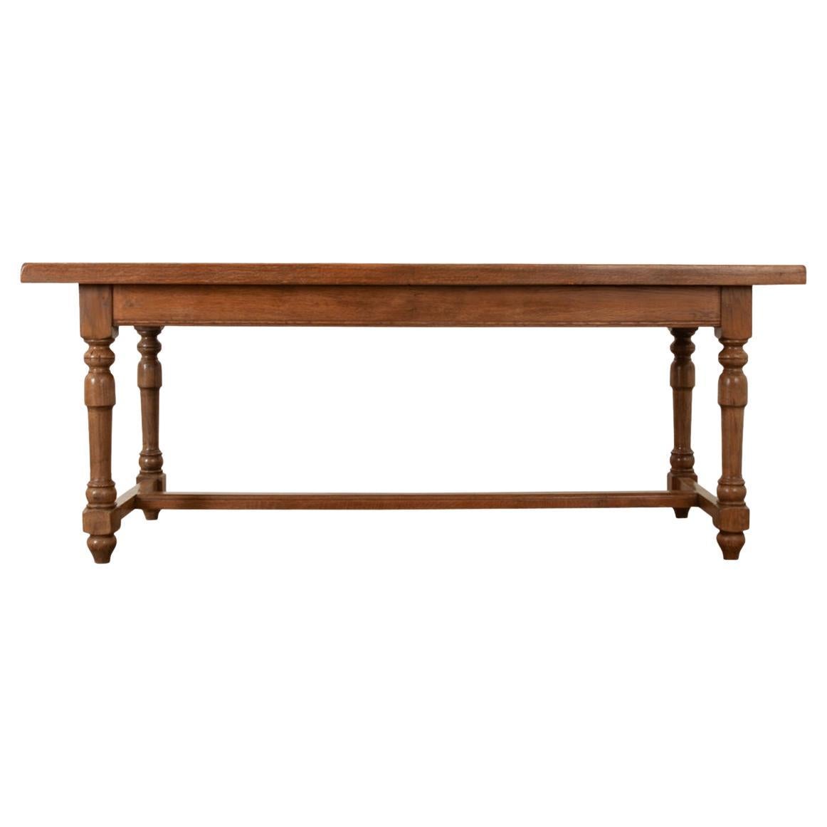 19th Century French Country Farm Table with Two Draw Leaves at 1stDibs