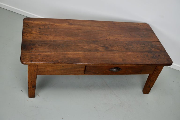 French 19th Century Farmhouse Rustic Chestnut Coffee Table For Sale at ...