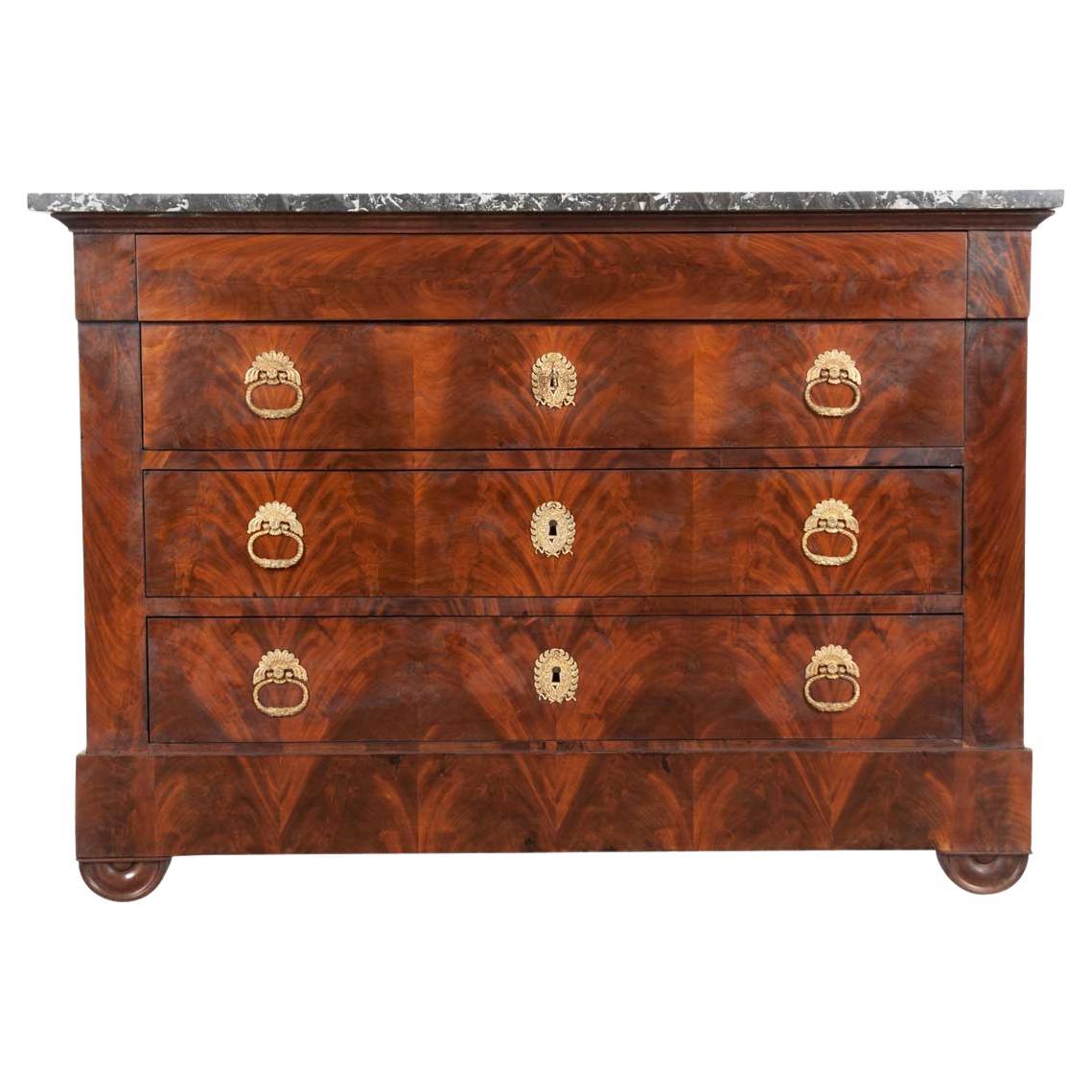 French 18th Century Painted Parisian Commode For Sale at 1stDibs
