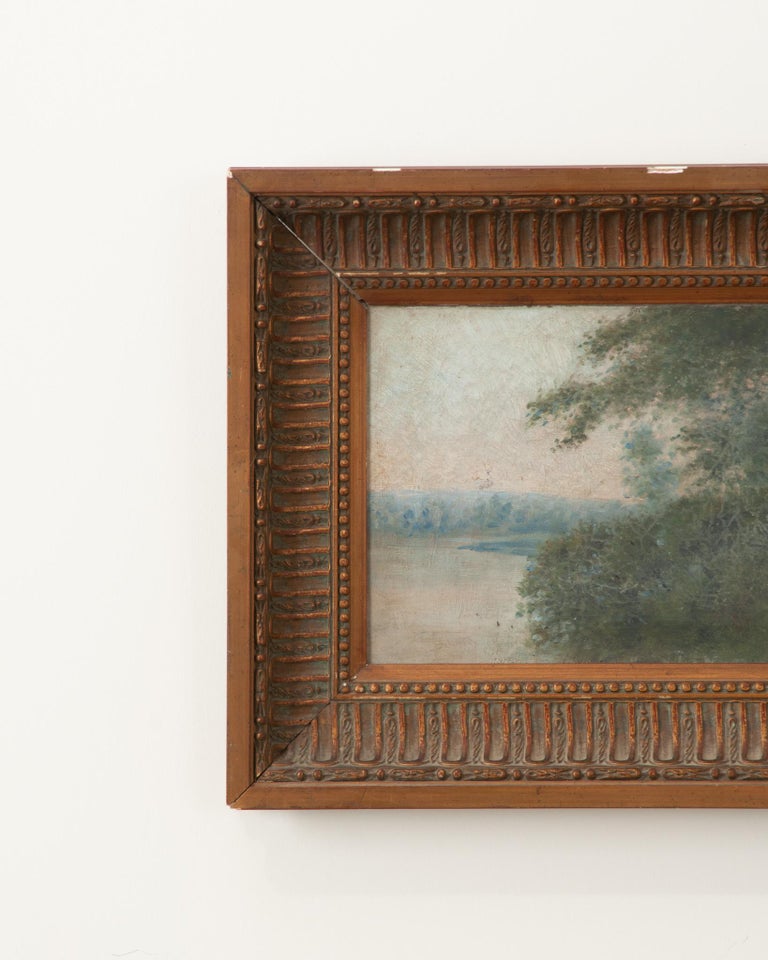 French, 19th Century, Framed Landscape Painting For Sale at 1stDibs