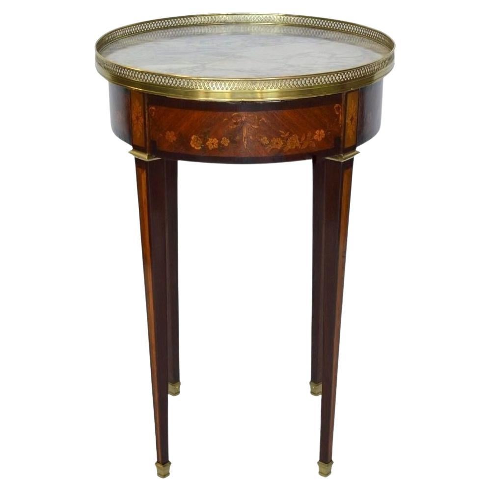 Art Deco Gold Table With Glass Insert For Sale at 1stDibs