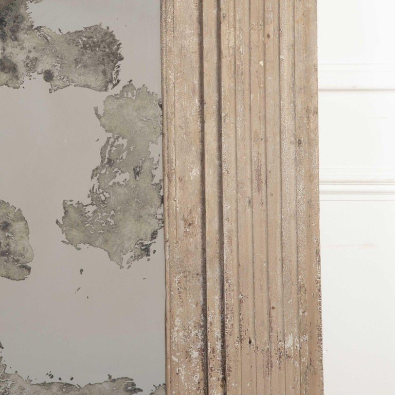 French 19th Century Large Corinthian Column Panelled Mirror For Sale at ...