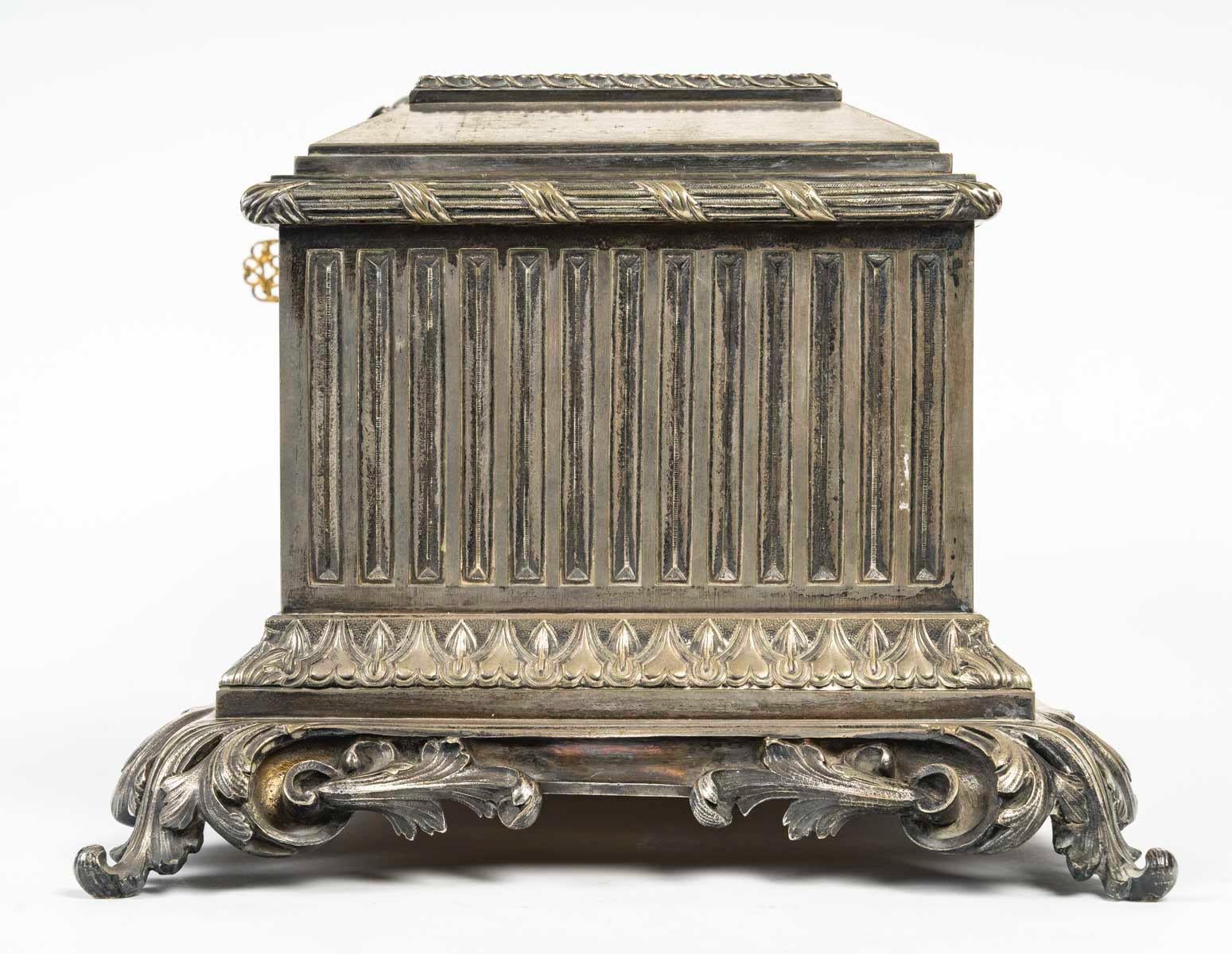 French 19th Century Large Jewelry Casket After Clodion For Sale at 1stDibs