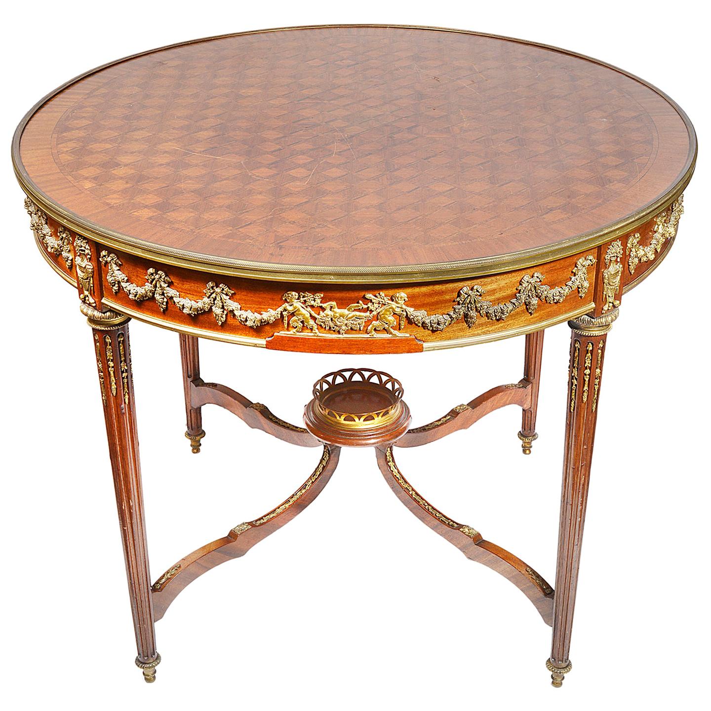 19th Century French Table Attributed to Francois Linke at 1stDibs