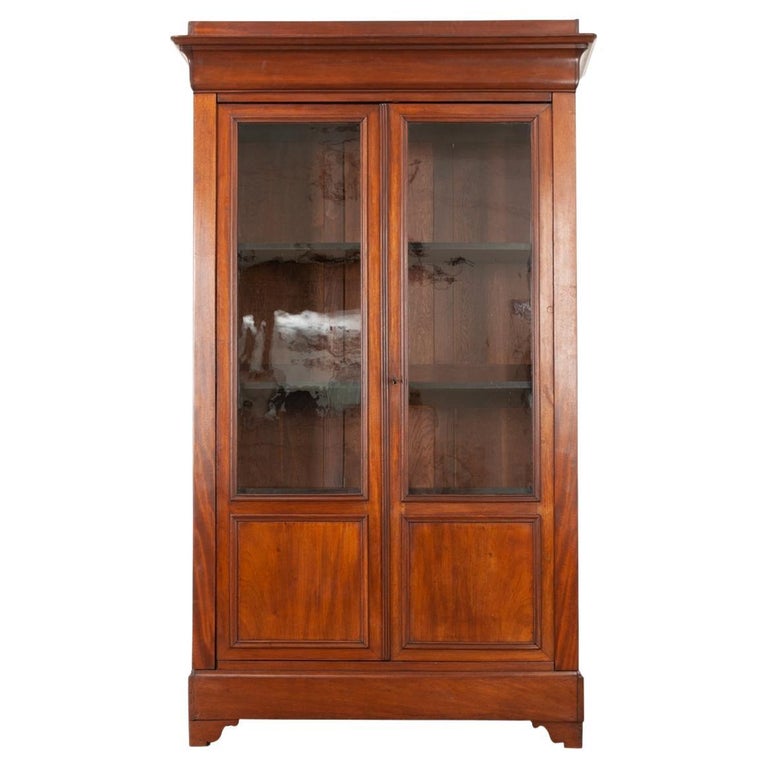 Bibliothèque française du XIXe siècle de style Louis Philippe En vente ...