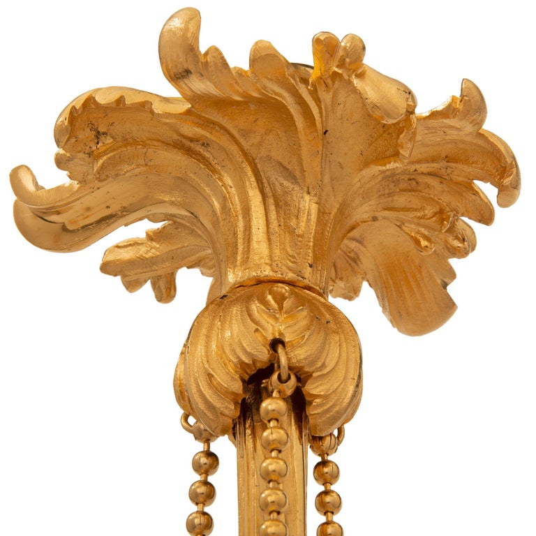 French 19th Century Louis XV St. Belle Époque Period Ormolu Chandelier ...