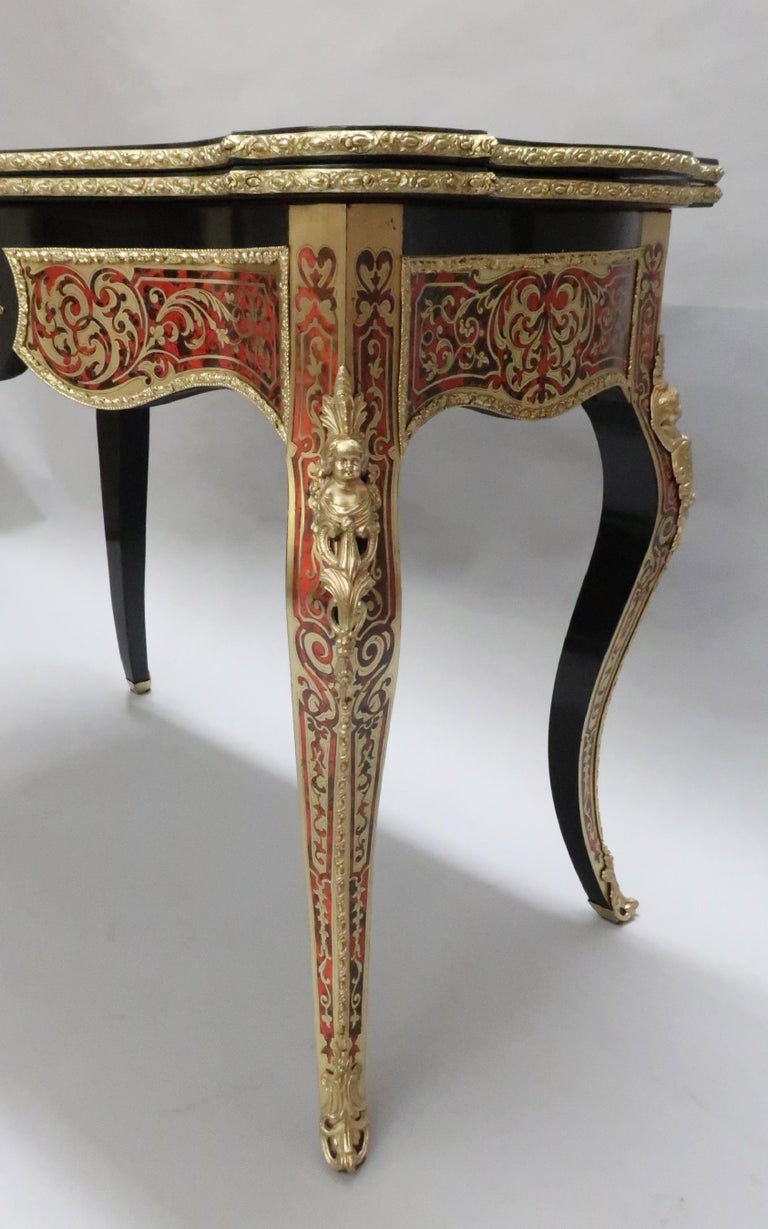 French 19th Century Louis XV Style Boulle Occasional Table For Sale at ...