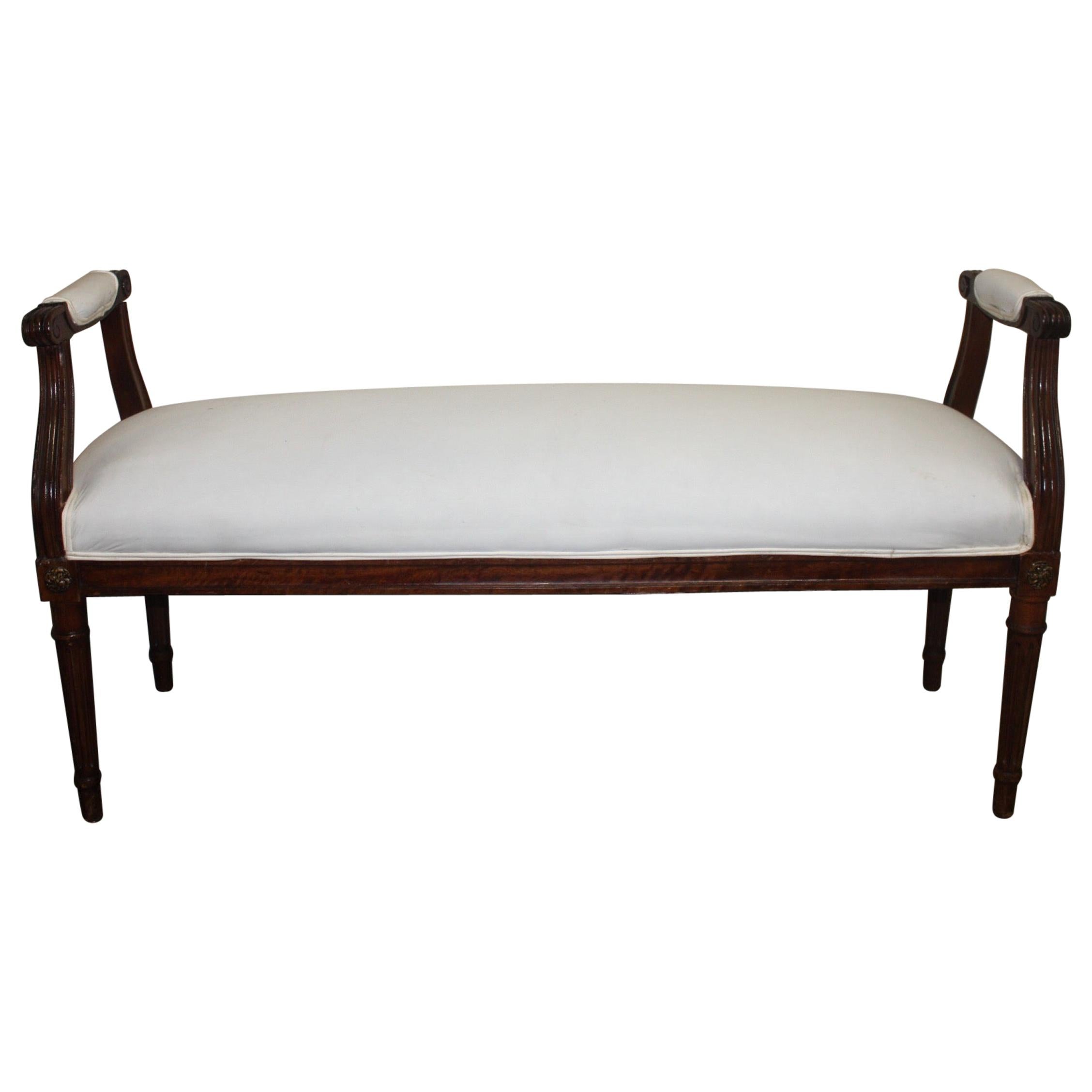 French 19th Century Louis XVI Bench at 1stDibs
