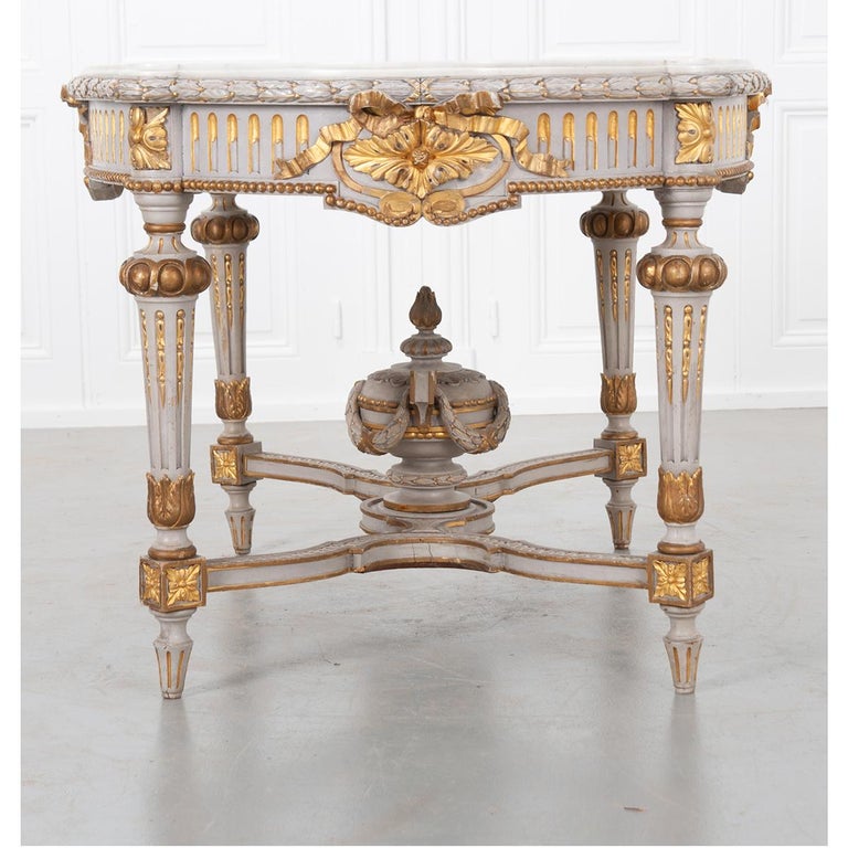 French 19th Century Louis XVI Center Table at 1stDibs