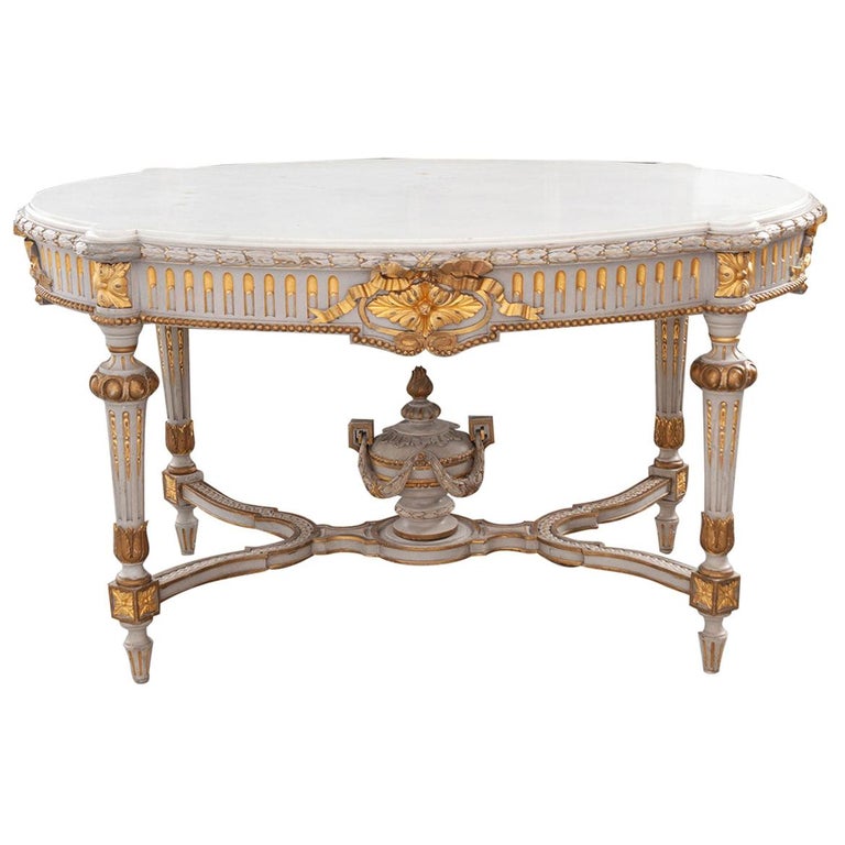 French 19th Century Louis XVI Center Table at 1stDibs