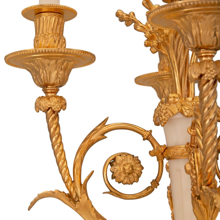 French 19th Century Louis XVI St. Belle Époque Period Candelabra Lamps ...