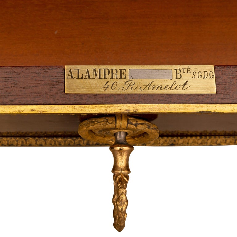 French 19th Century Louis XVI St. Handkerchief Games Table Signed A ...
