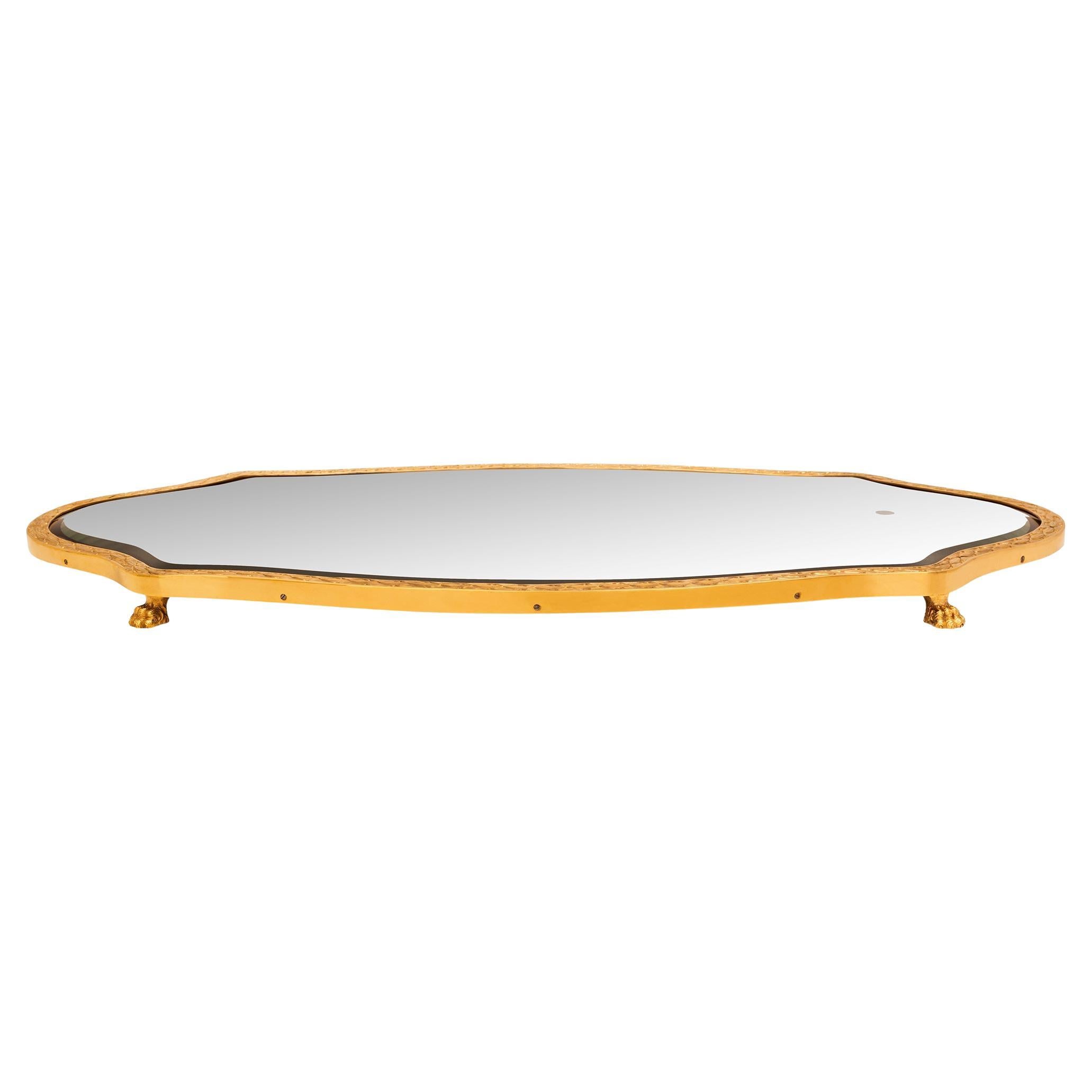French 19th century Louis XVI st. Vermeil centerpiece plateau For Sale ...