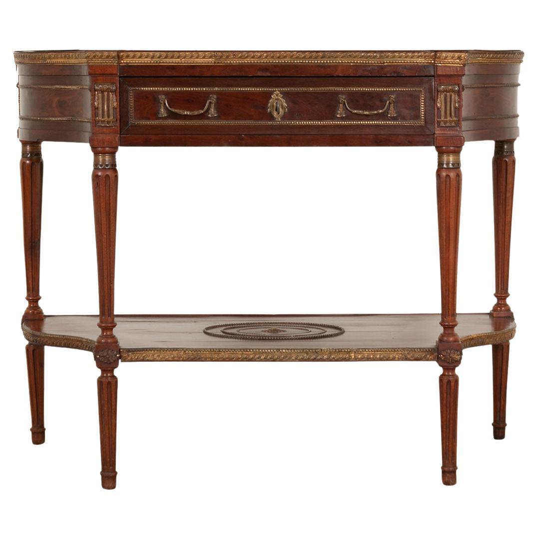 French Louis XVI Style '19th Century' Gilt Console Table For Sale at ...