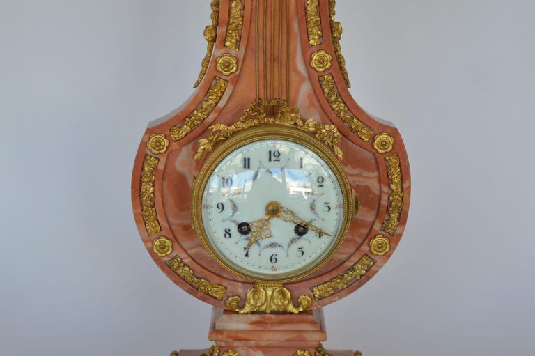 French 19th Century Louis XVI Style Mantel Clock Signed by J Marti For ...
