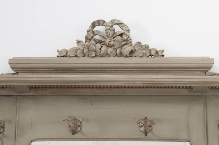 French 19th Century Louis XVI Style Painted Hall Tree at 1stDibs