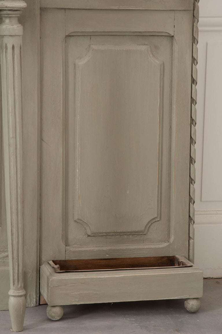 French 19th Century Louis XVI Style Painted Hall Tree at 1stDibs