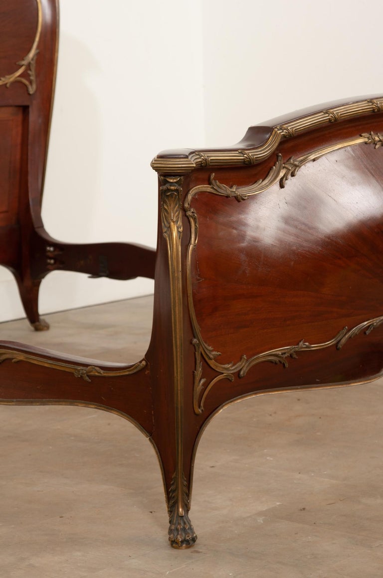 French 19th Century Louis XVI Style Queen Bed For Sale at 1stDibs