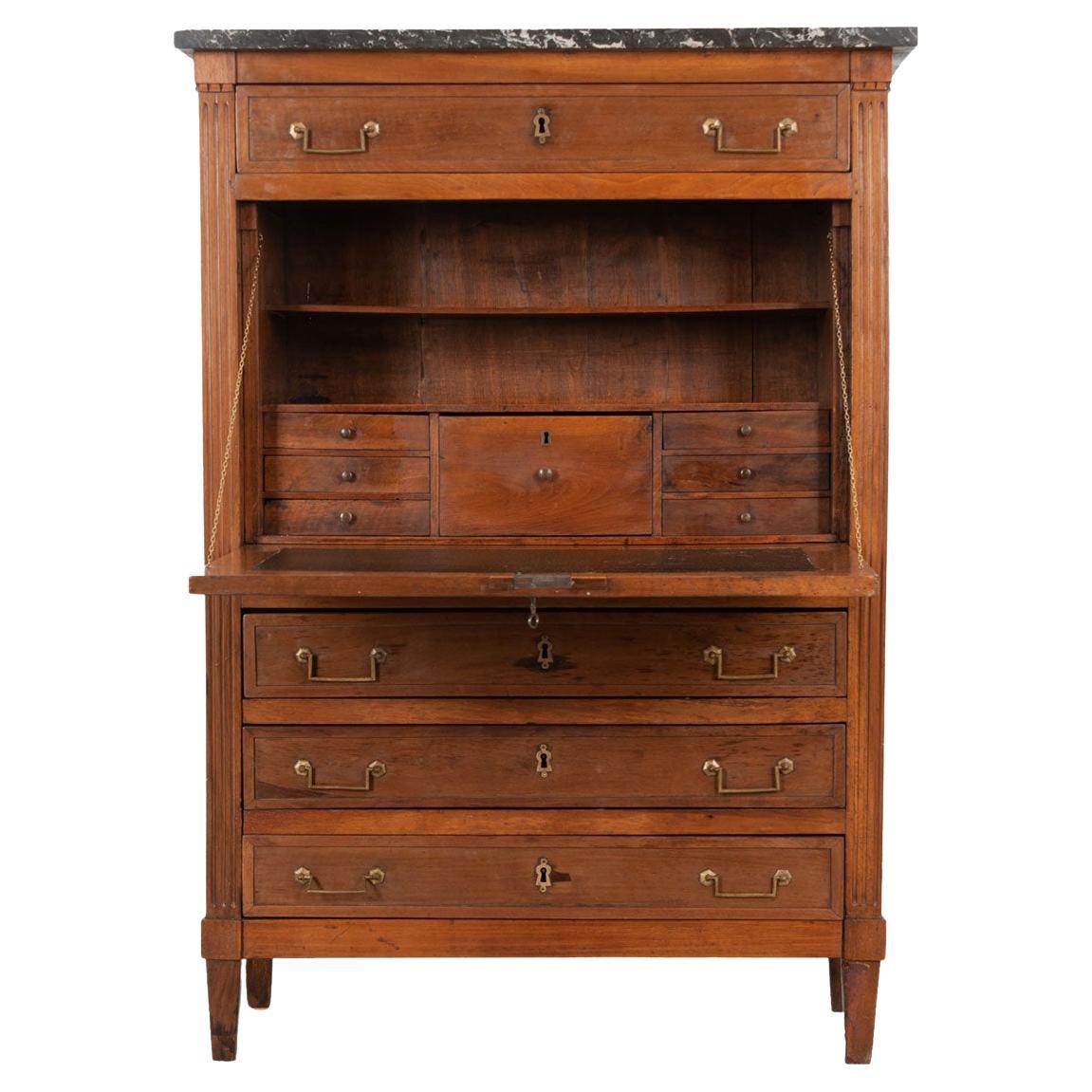 19th Century French Louis XV Style Secretaire For Sale at 1stDibs ...