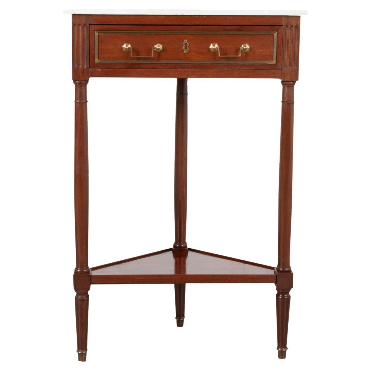 Corner Console Table, France 1800, Mahogany For Sale at 1stDibs