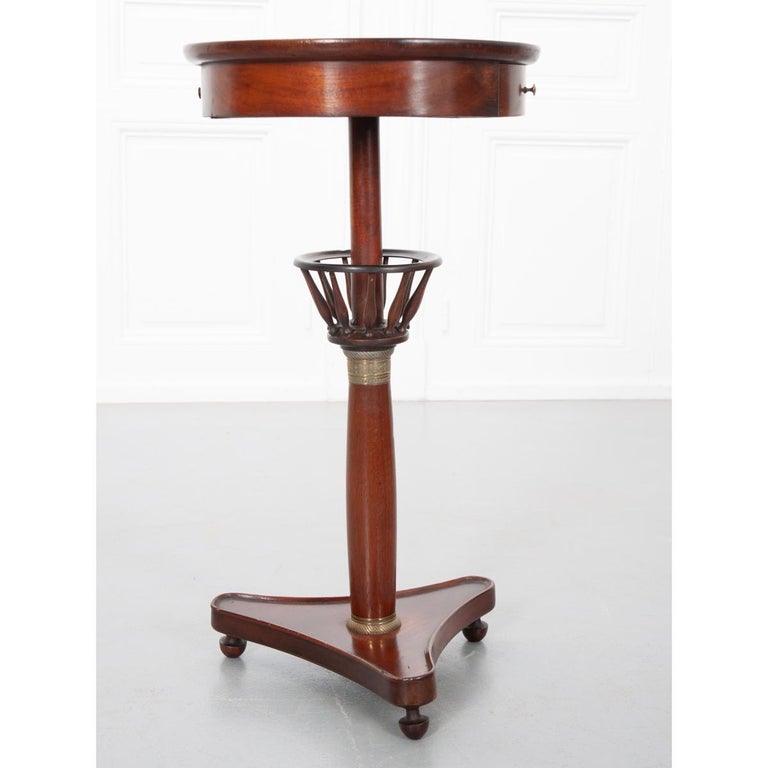 French 19th Century Mahogany Empire-Style Table For Sale at 1stDibs