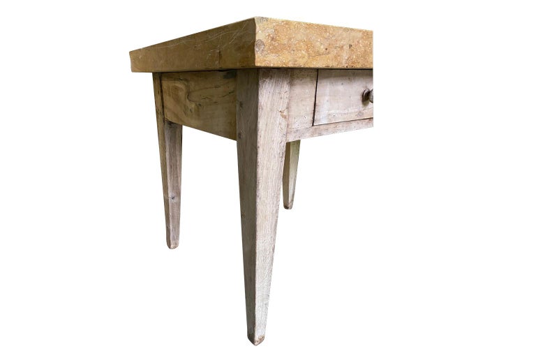 French 19th Century Marble Top Billot For Sale at 1stDibs