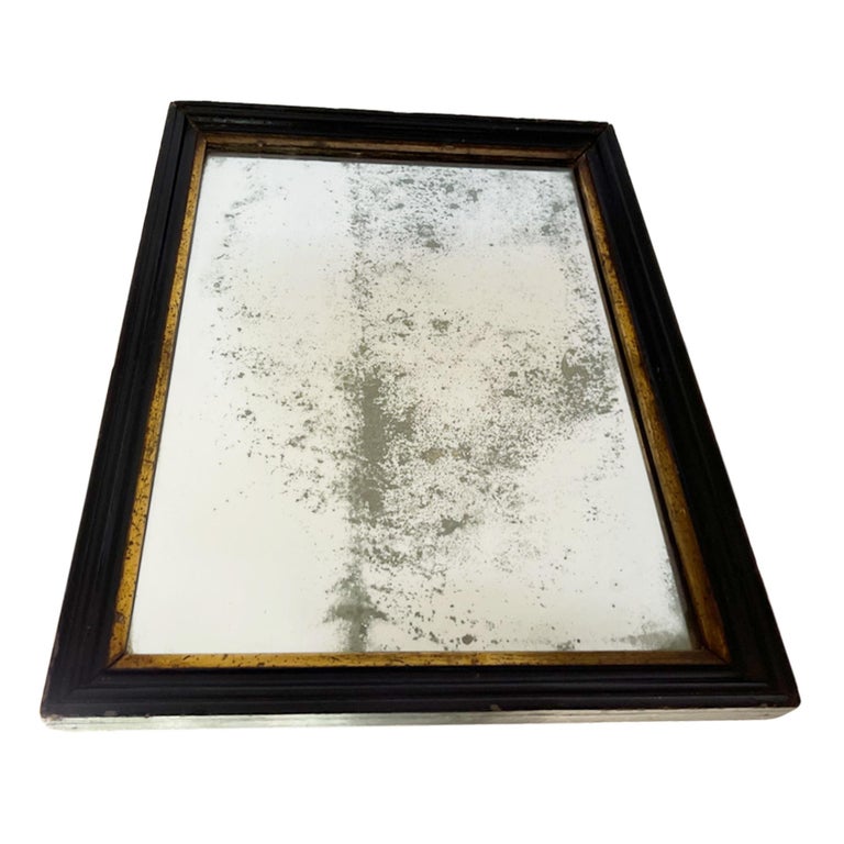 French, 19th Century, Mirror with Foxed Glass at 1stDibs