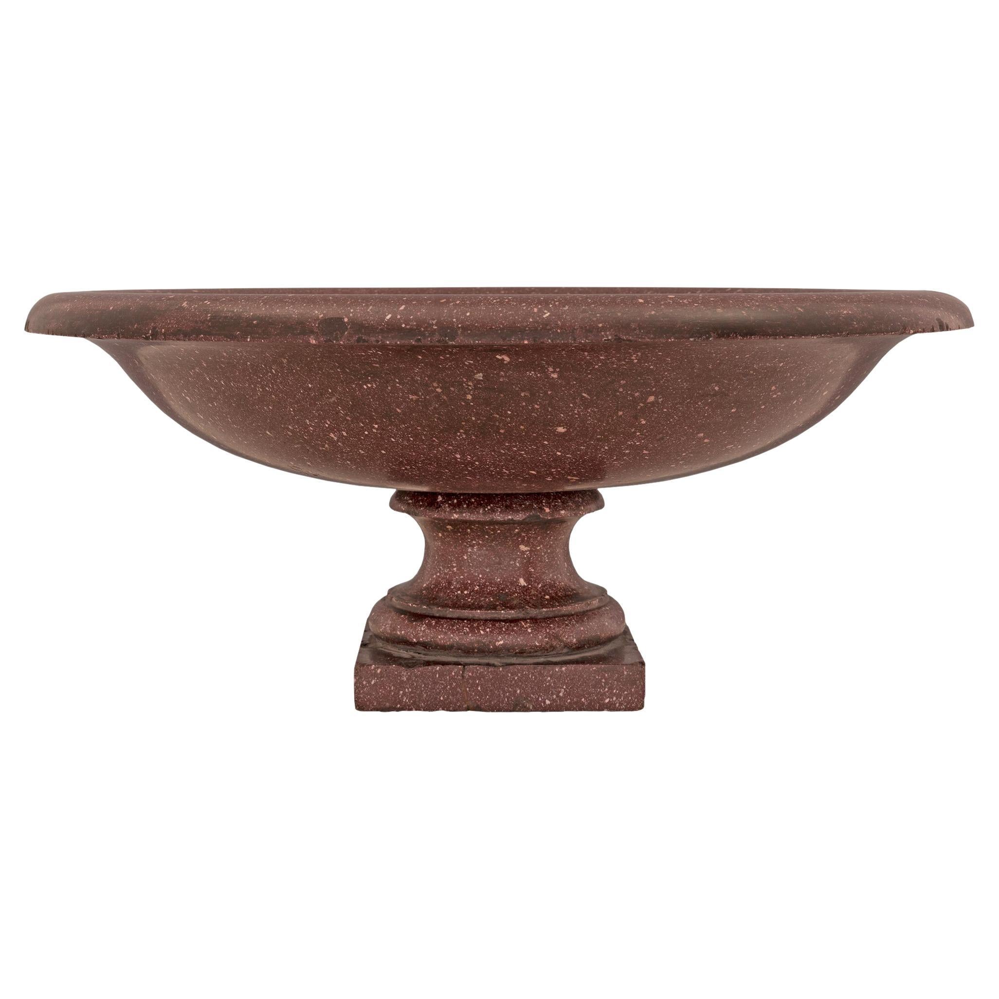 French 19th Century Neo-Classical St. Imperial Porphyry Tazza For Sale ...