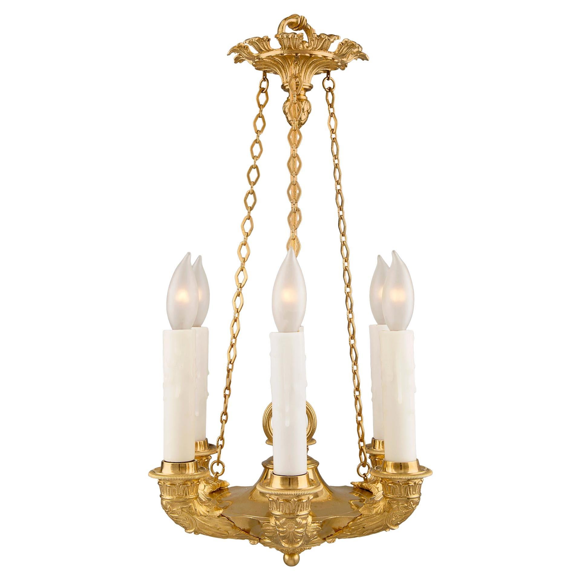 Classical French 19th Century Chandelier For Sale at 1stDibs