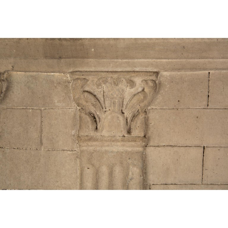 French 19th Century Neo-Classical St. Plaster Plaque For Sale at 1stDibs