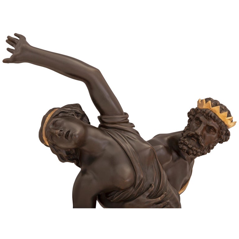 French 19th Century Neo-Classical St. Statue Of Demeter And Poseidon ...