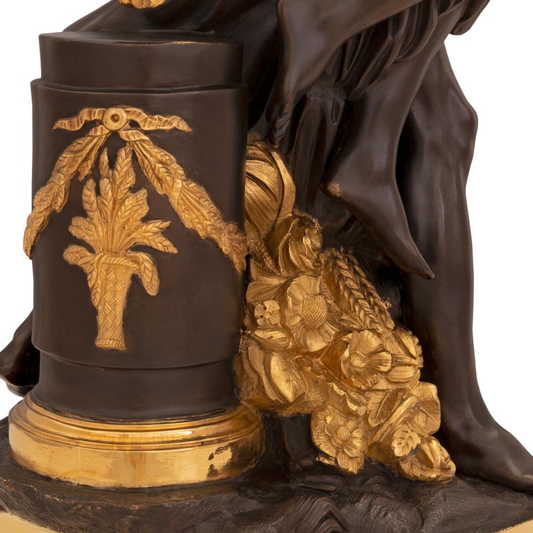 French 19th Century Neo-Classical St. Statue Of Demeter And Poseidon ...