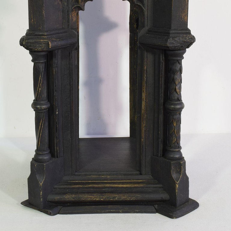 French 19th Century Neo Gothic Architectural Wooden Model of a Tower ...