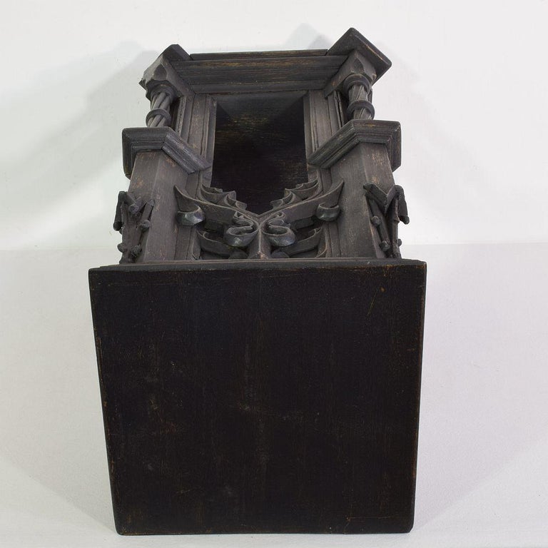 French 19th Century Neo Gothic Architectural Wooden Model of a Tower ...