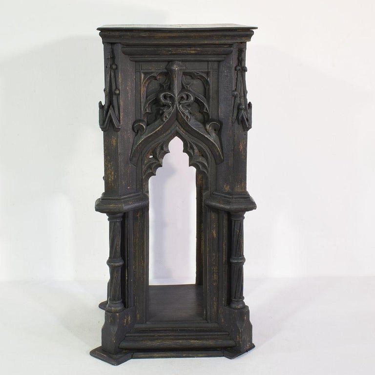 French 19th Century Neo Gothic Architectural Wooden Model of a Tower ...