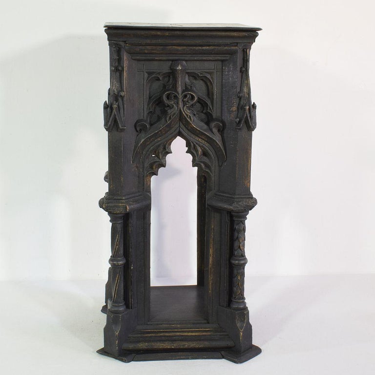 French 19th Century Neo Gothic Architectural Wooden Model of a Tower ...